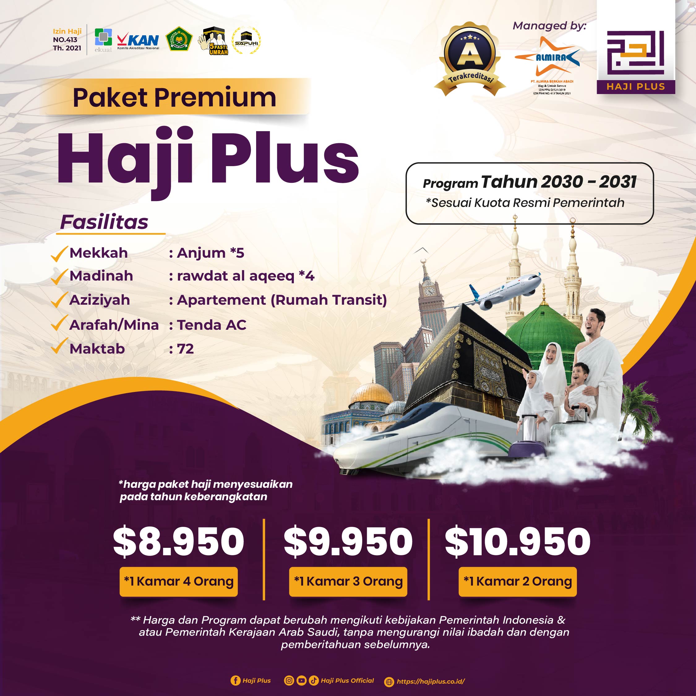 Paket Lainnya Rencanakan Program Haji Plus